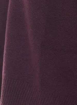 ALLUDE Long-sleeved Crewneck Knitted Jumper - Red