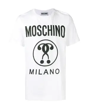 Moschino Logo Print T-shirt - White