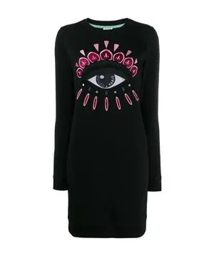 Kenzo Eye Logo Knitted Dress