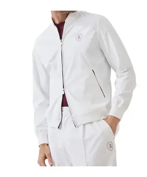 Brunello Cucinelli Logo Printed Zipped Sweatshirt