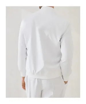 Brunello Cucinelli Logo Printed Zipped Sweatshirt