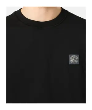 Stone Island Logo Patch Crewneck T-shirt