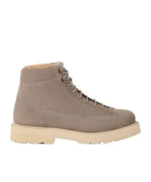 Brunello Cucinelli Lace-up Suede Boots - Nude