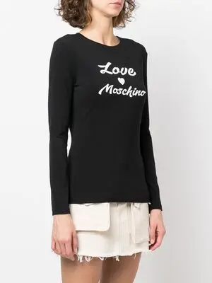 Moschino Detail Long Sleeve T-shirt