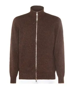Brunello Cucinelli Zip-up Cardigan - Brown