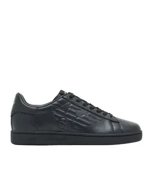 EA7 Logo-detail Lace-up Sneakers - Black