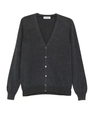 GRAN SASSO V-neck Button-front Cardigan