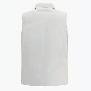 Brunello Cucinelli Sleeveless Collared Vest With Goose Down Filling - Ivory