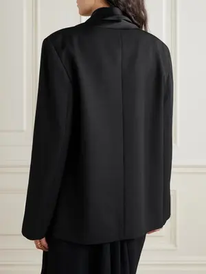 Loulou De Saison Jiha Double-breasted Shawl Collar Jacket