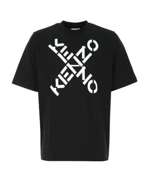 Kenzo Crossed Logo Crew-neck T-shirt