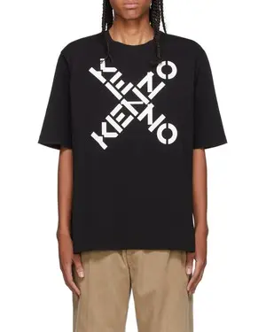 Kenzo Crossed Logo Crew-neck T-shirt
