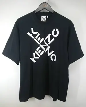 Kenzo Crossed Logo Crew-neck T-shirt