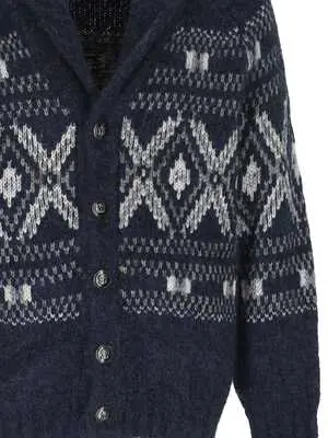 Brunello Cucinelli Shawl-collar Fair-isle Cardigan