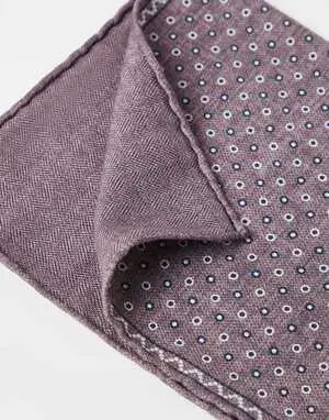 Brunello Cucinelli Silk Pocket Square - Gray