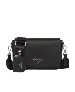 Prada Saffiano Leather Shoulder Bag