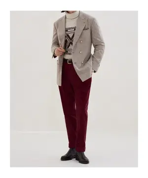 Brunello Cucinelli Pleated Tapered Trousers