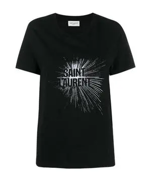 Saint Laurent Light Beam Logo T-shirt