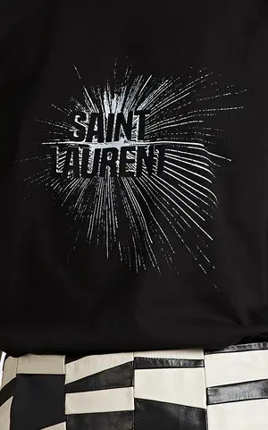 Saint Laurent Light Beam Logo T-shirt
