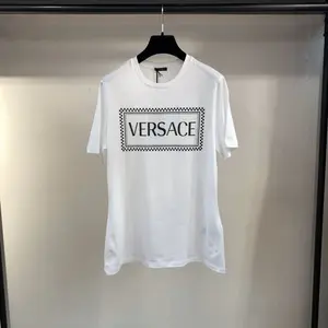 Versace Logo-print Crew Neck T-shirt