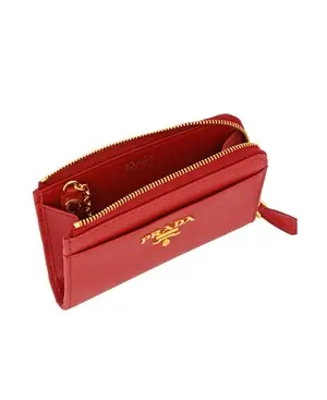 Prada Saffiano Leather Keychain