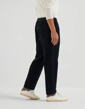 Brunello Cucinelli Drawstring Tapered Trousers