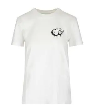 Off-White Letter Printed T-shirt - White