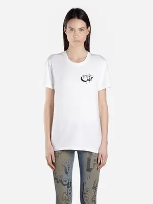 Off-White Letter Printed T-shirt