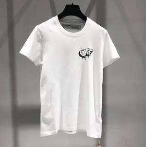 Off-White Letter Printed T-shirt