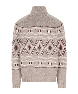 Brunello Cucinelli High Neck Zip-up Cardigan