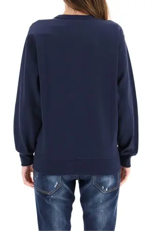 Kenzo Embroidered Logo Crew Neck Sweatshirt