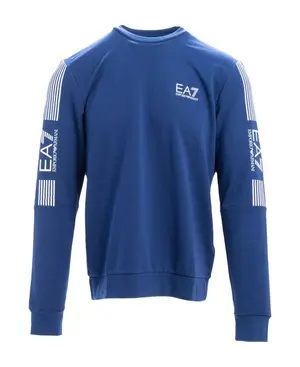 EA7 Logo Sweater - Blue