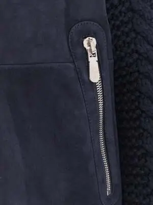 Brunello Cucinelli High Collared Zip-up Bomber Jacket