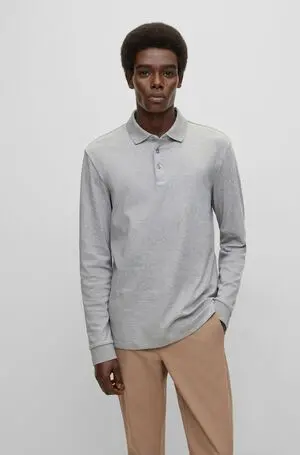 Hugo Boss Logo Embroidered Polo Shirt