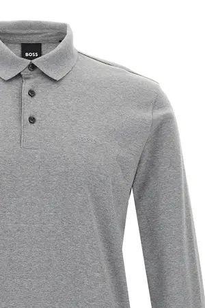 Hugo Boss Logo Embroidered Polo Shirt