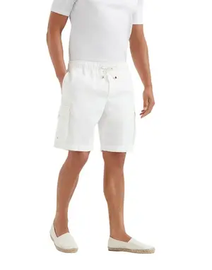 Brunello Cucinelli Drawstring Straight Hem Shorts