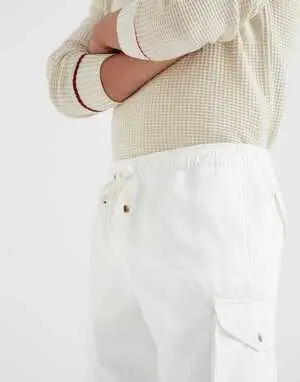 Brunello Cucinelli Drawstring Straight Hem Shorts