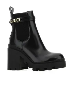 Gucci Logo-lettering 70mm Ankle Boots