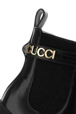 Gucci Logo-lettering 70mm Ankle Boots