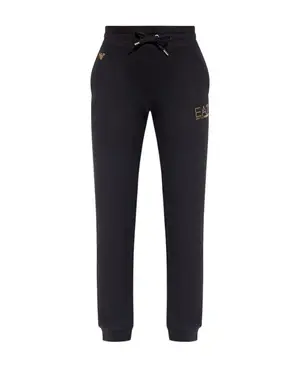 EA7 Logo Printed Drawstring Pants