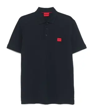 Hugo Boss Logo Patch Slim-fit Polo Shirt