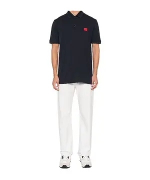 Hugo Boss Logo Patch Slim-fit Polo Shirt