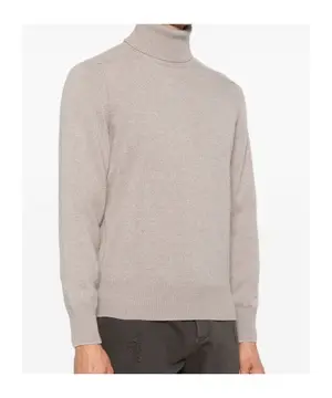 Brunello Cucinelli Turtleneck Ribbed Hem Sweater