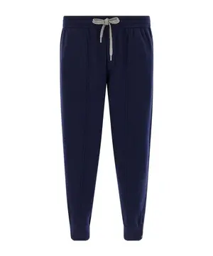 Brunello Cucinelli Cashmere Track Pants - Black