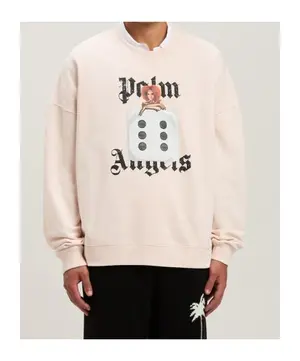 Palm Angels Holly Pin Up Crewneck Sweatshirt