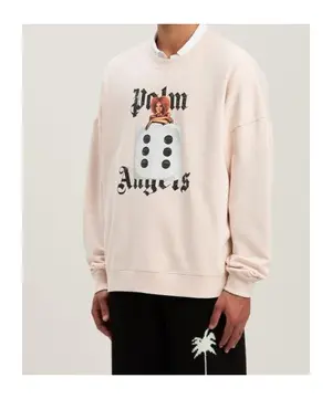 Palm Angels Holly Pin Up Crewneck Sweatshirt