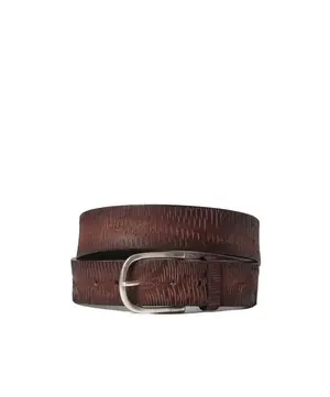 Orciani Textured-finish Leather Belt