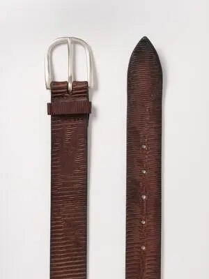 Orciani Textured-finish Leather Belt