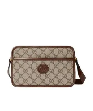 Gucci Interlocking G Mini Crossbody Bag - Nude