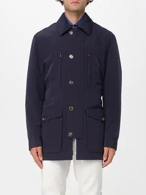 Brunello Cucinelli Belted Stand Collar Shirt Jacket