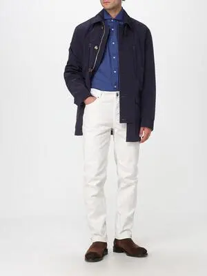 Brunello Cucinelli Belted Stand Collar Shirt Jacket